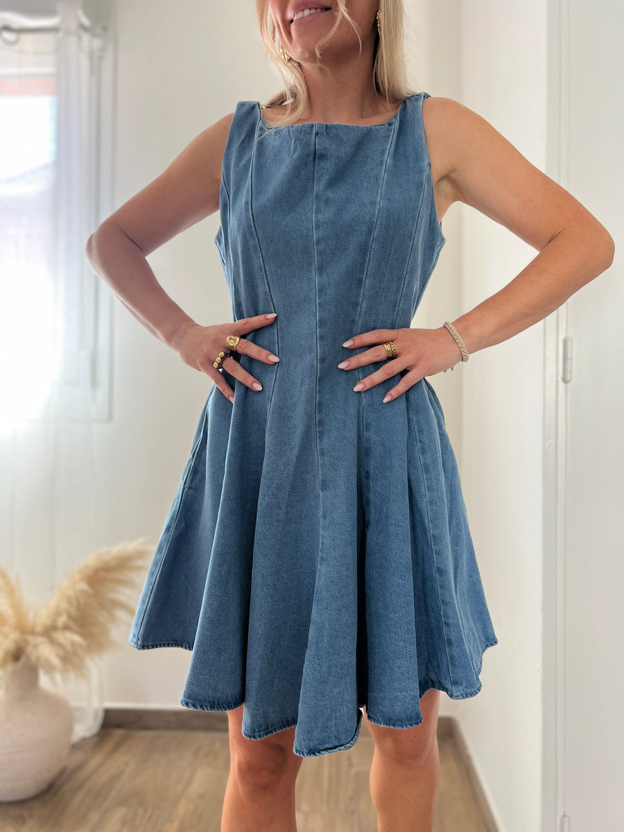 LA ROBE BABYDOLL EN JEAN – LILIESHOP